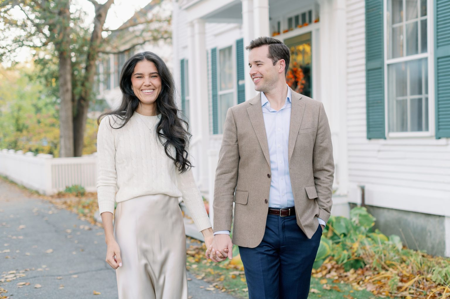 Leaf Peeping Woodstock Vermont Engagement - Jessica K Feiden Photography