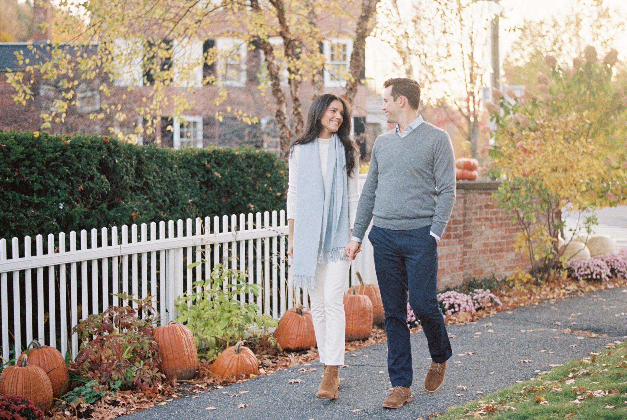 Leaf Peeping Woodstock Vermont Engagement - Jessica K Feiden Photography