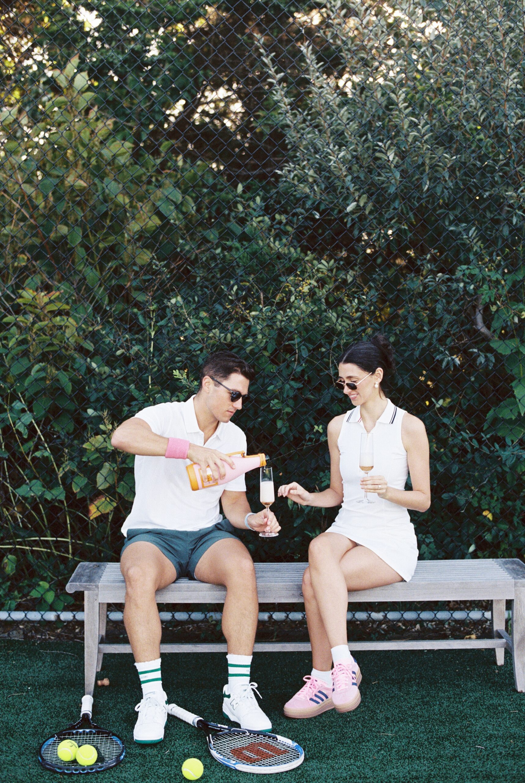 Tennis Themed Engagement Photos - Jessica K Feiden Photography